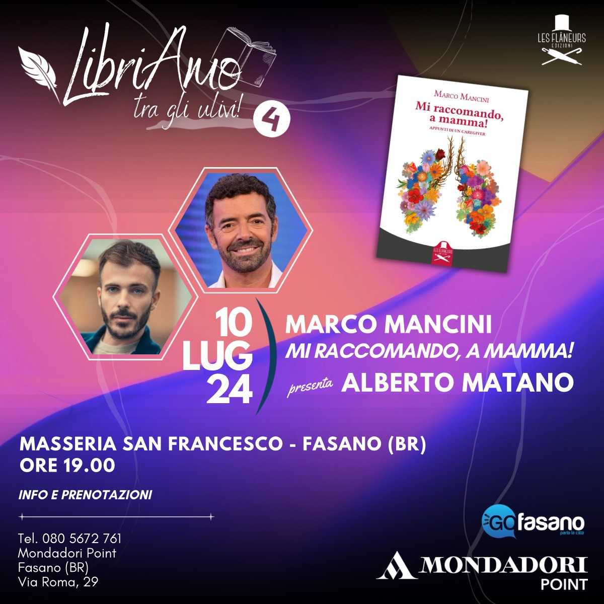 “LibriAmo… tra gli ulivi!”, via alla quarta edizione con Marco Mancini ...